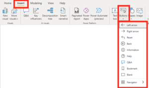 Power BI Buttons : :: Welcome To EPM Strategy