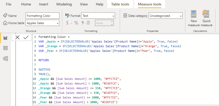 Power BI Conditional Formatting with DAX : :: Welcome To EPM Strategy