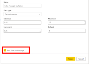 Power BI What If Parameters : :: Welcome To EPM Strategy