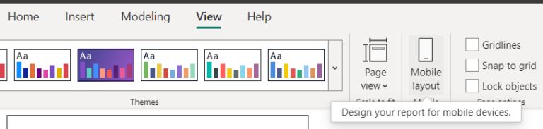 Creating a Mobile Optimized View in Microsoft Power BI Desktop ...