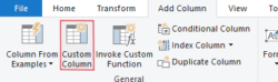 Power BI – Adding A Custom Column : :: Welcome To EPM Strategy