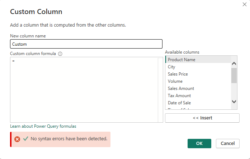 Power BI – Adding A Custom Column : :: Welcome To EPM Strategy