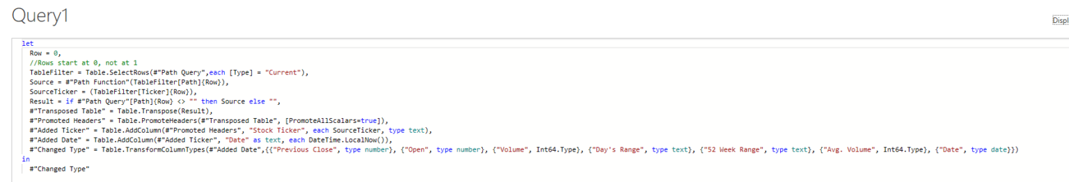 Power BI – Power Query M Code Basics : :: Welcome To EPM Strategy