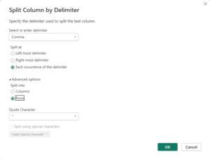 Power BI – Split Column : :: Welcome To EPM Strategy