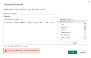 Power BI – M Code If Statement : :: Welcome To EPM Strategy