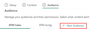 Power BI – Managing App Audiences : :: Welcome To EPM Strategy
