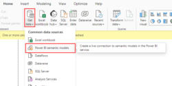 Power BI – Creating a Report from an Existing Semantic Model ...