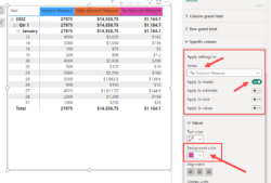 Power BI – Formatting Column Headers in a Matrix Visual in Power BI ...