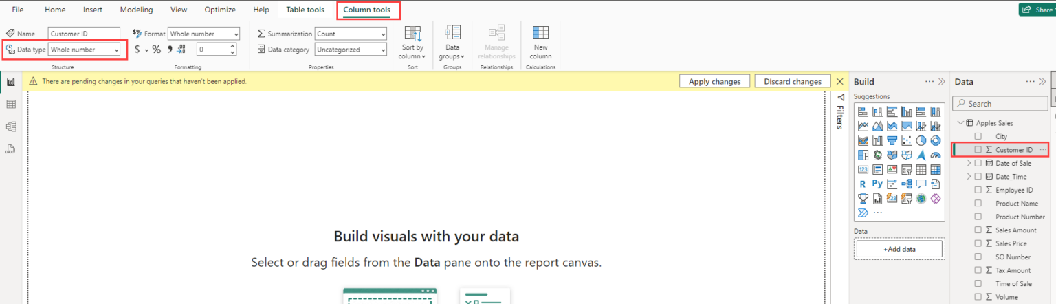 Power BI – Changing Data Types in Power BI : :: Welcome To EPM Strategy