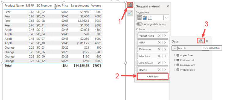 Power BI – Visual Calculations : :: Welcome To EPM Strategy