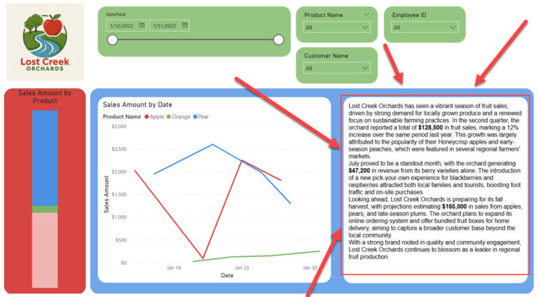 Power BI – Text Box Dynamic Values : :: Welcome To EPM Strategy